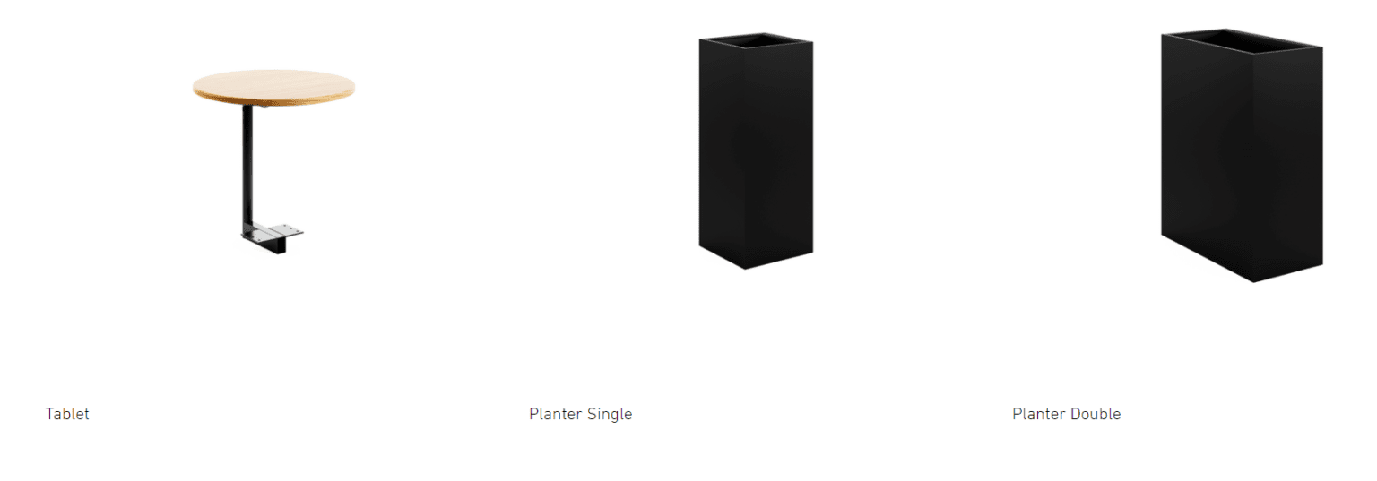 Luna Banquette Seating by Stylex | Alan Desk | Los Angeles